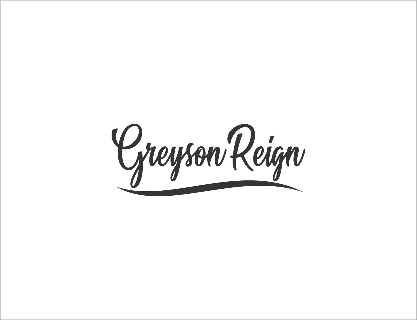 Logo Design for Greyson Reign by BNdesigner | Design #26304730