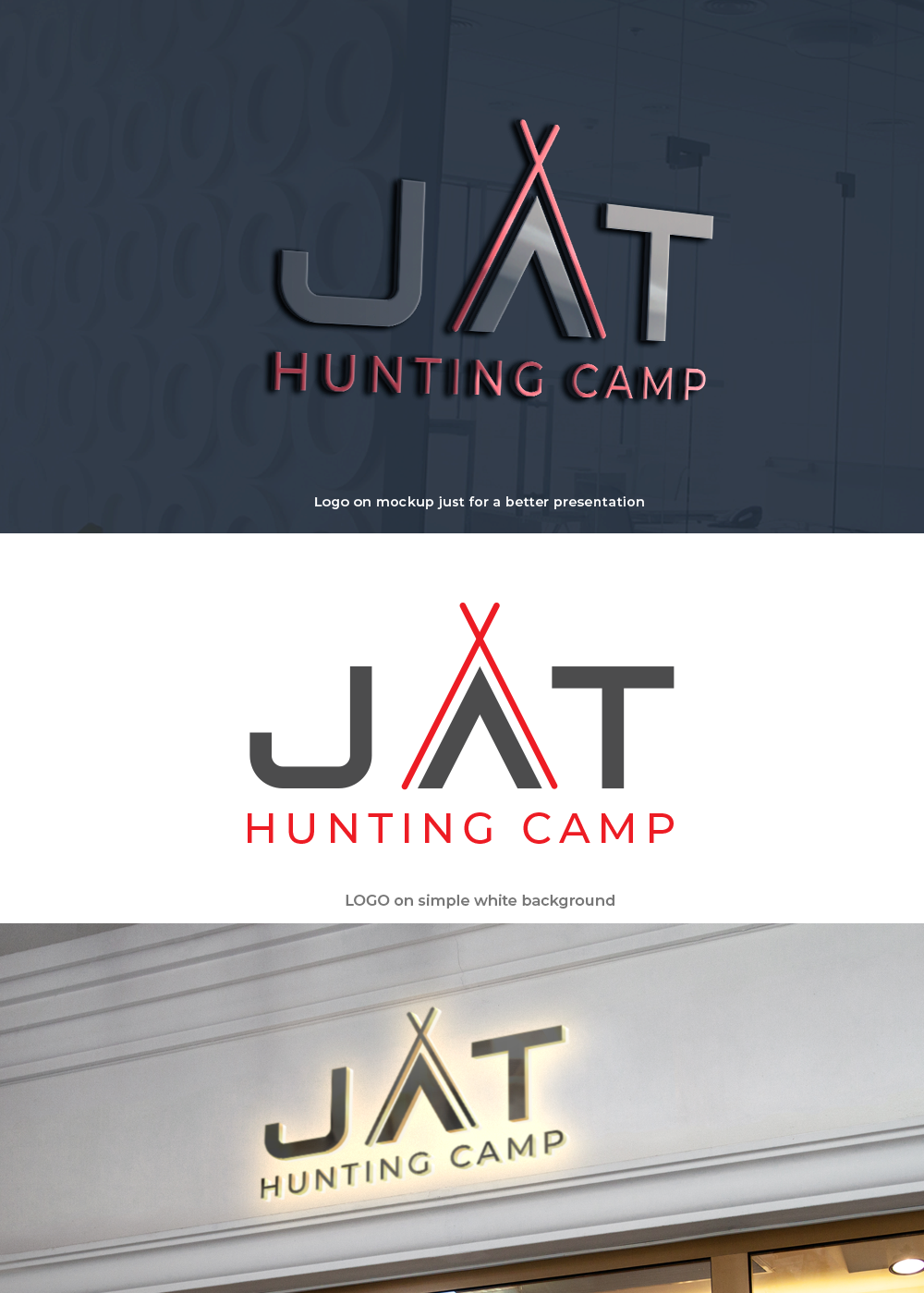 Logo Design for JAT or JAT Camp or JAT Hunting Camp by Asad Shaikh ...