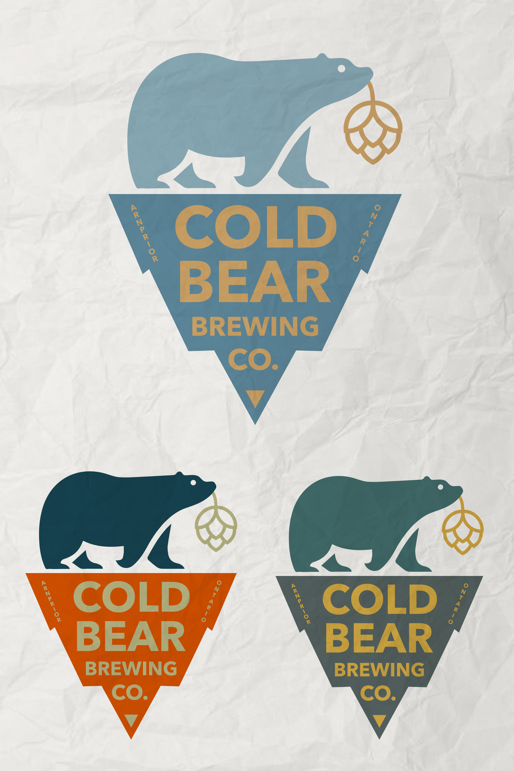 Logo Design for Cold Bear Brewing Co by simple mind | Design #26307615