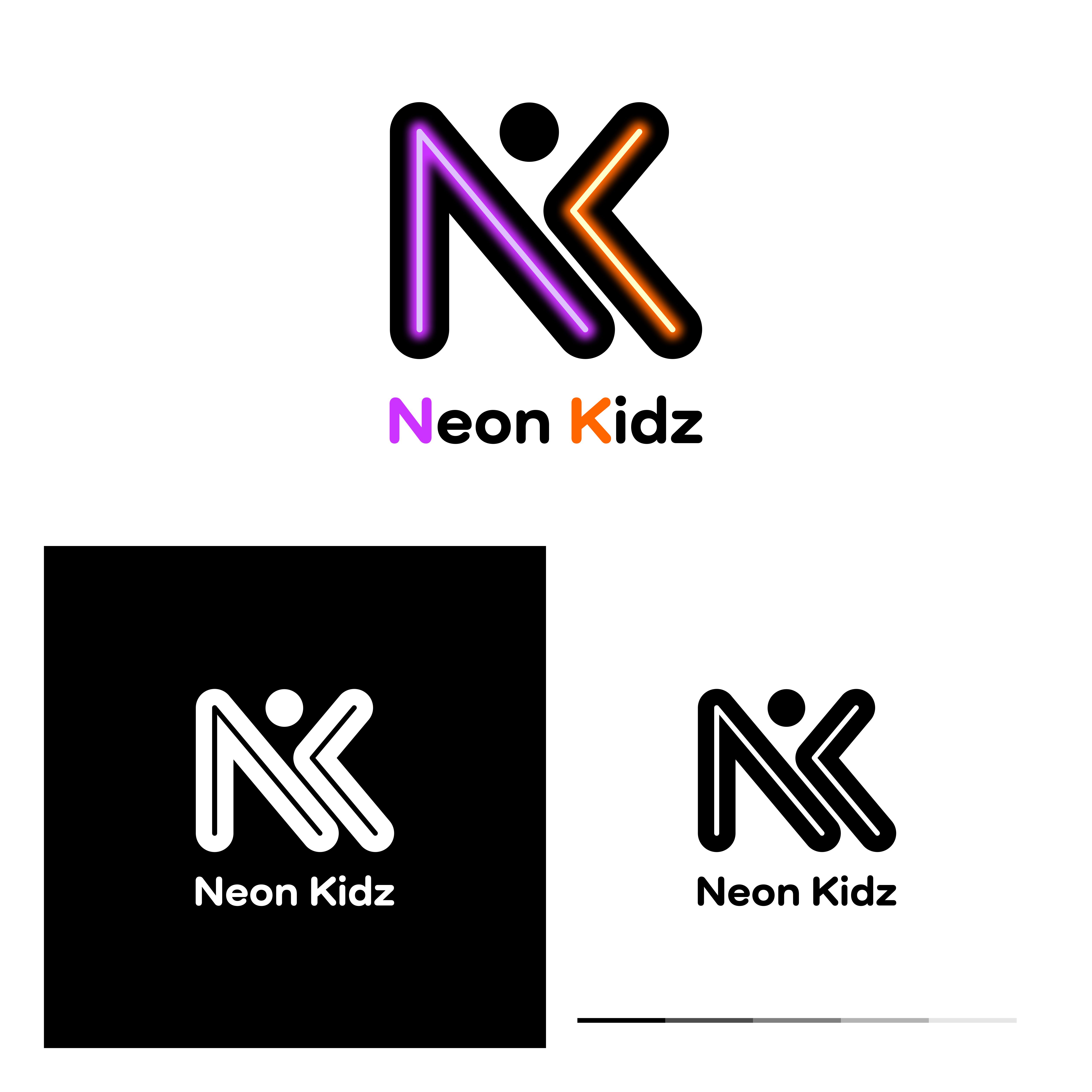 Playful, Modern Logo Design for Neon Kidz by Slobodan Bublik | Design ...