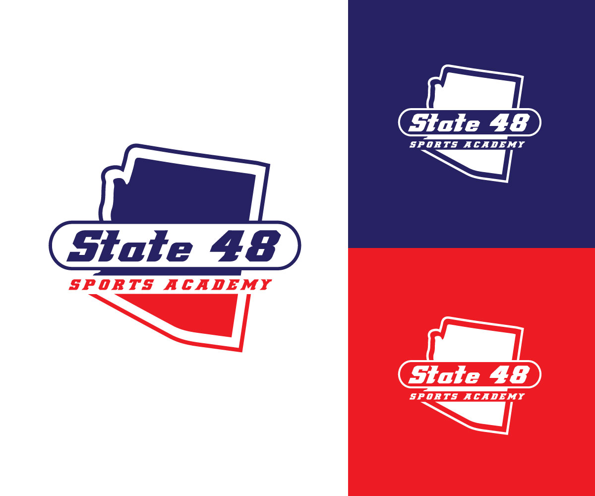 Logo Design for State 48 Sports Academy by Morente | Design #26366601