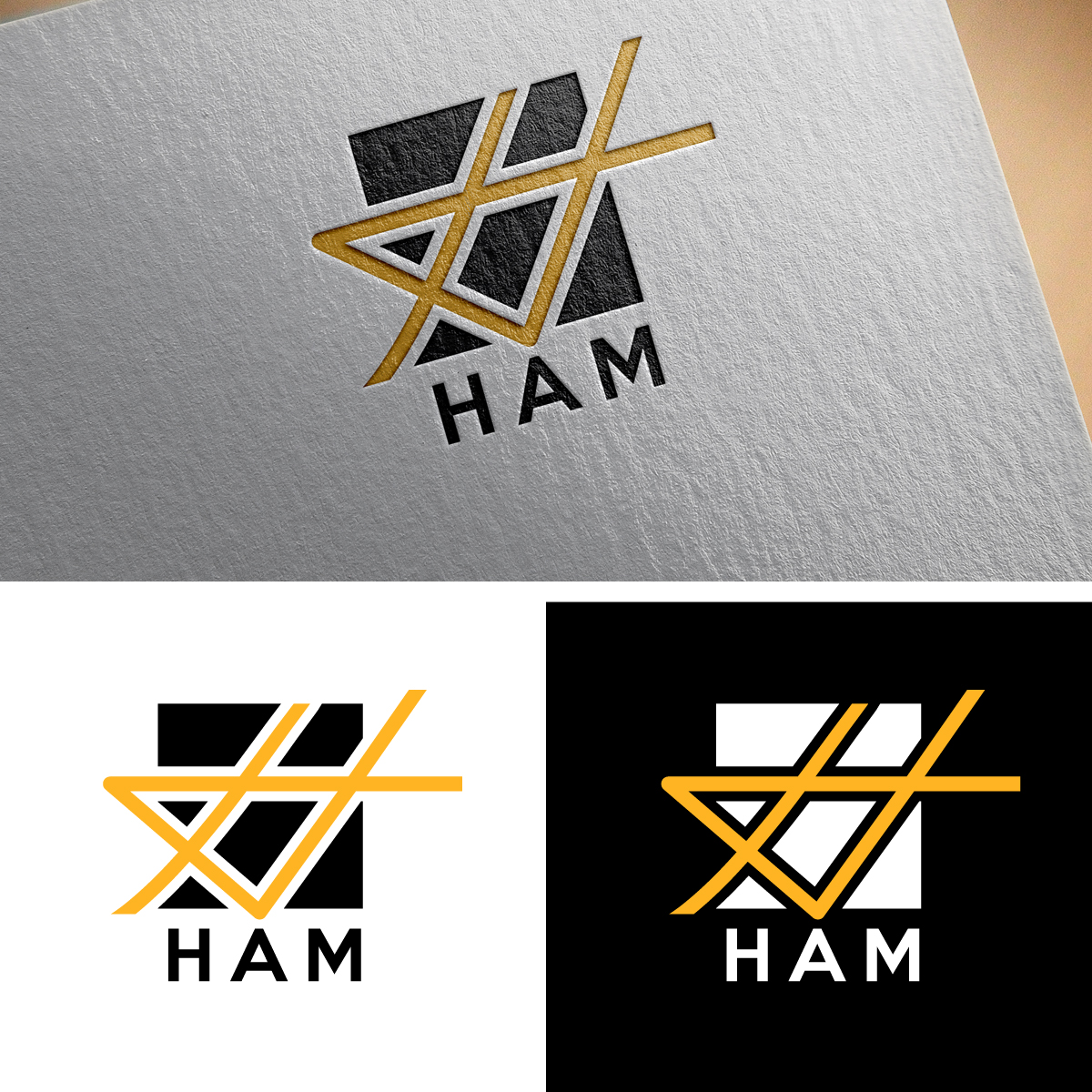 Playful, Modern Logo Design for HAM or just the H in a creative way but ...