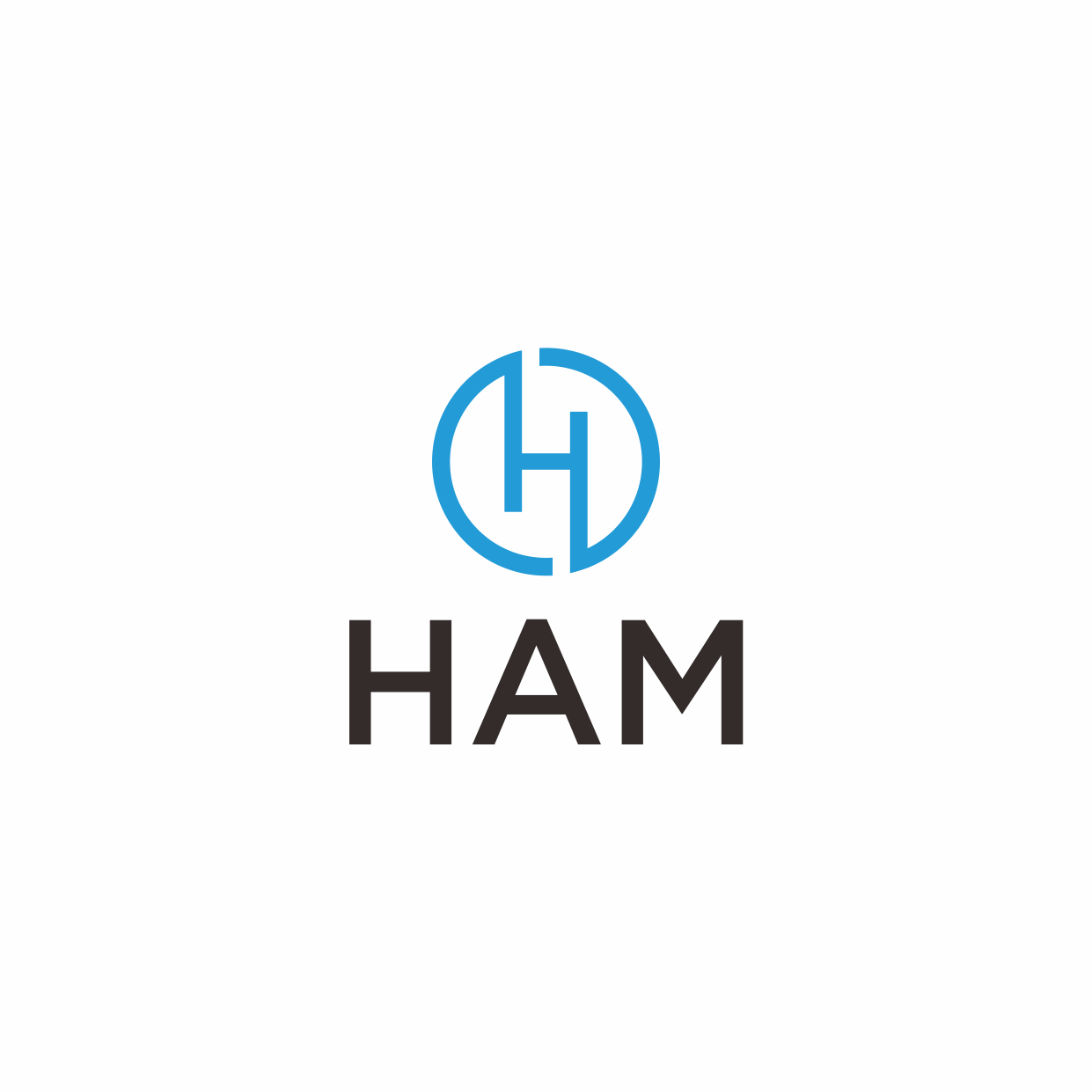 Playful, Modern Logo Design for HAM or just the H in a creative way but ...