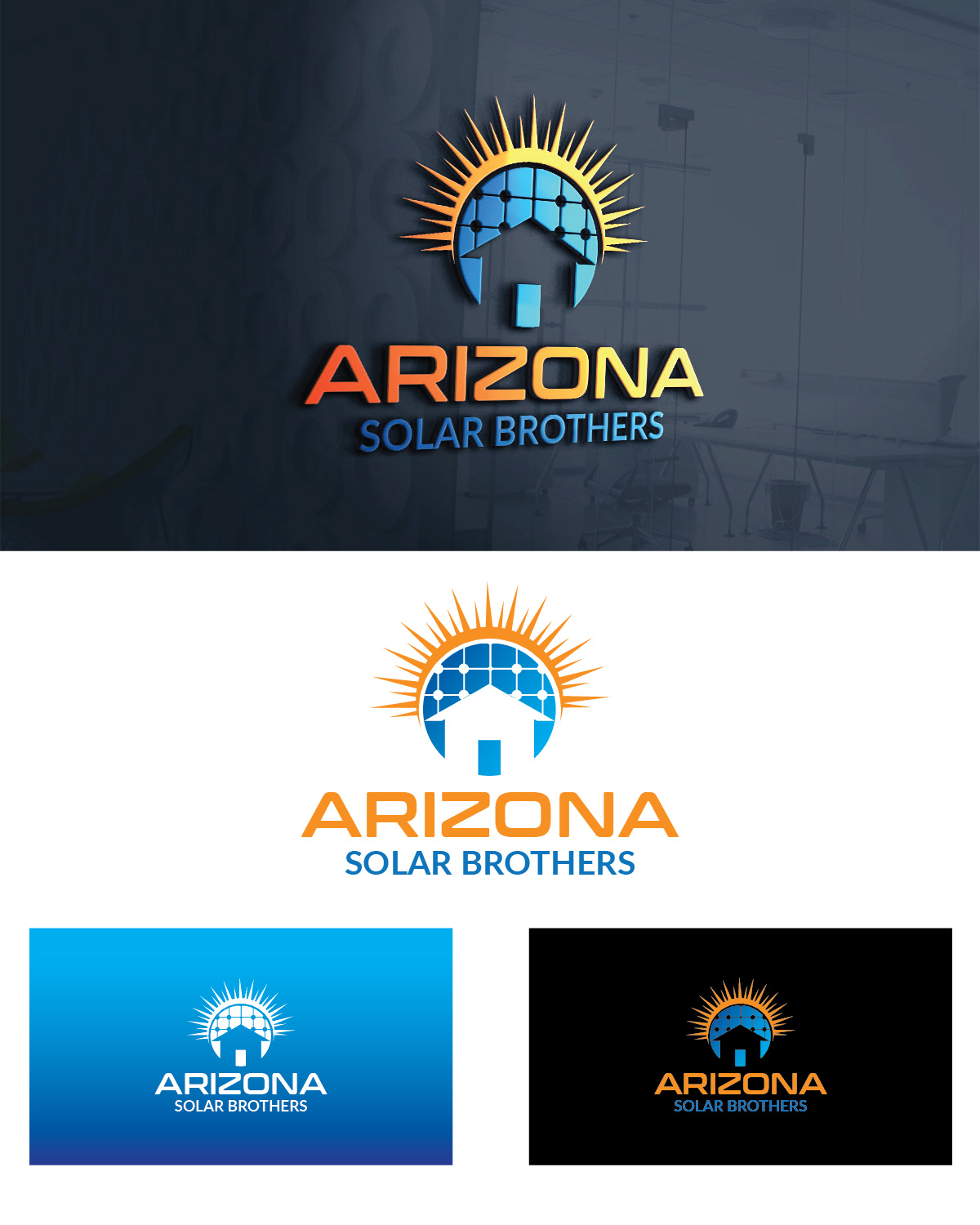 Arizona Solar Brothers | 10 Logo Designs for Arizona Solar Brothers