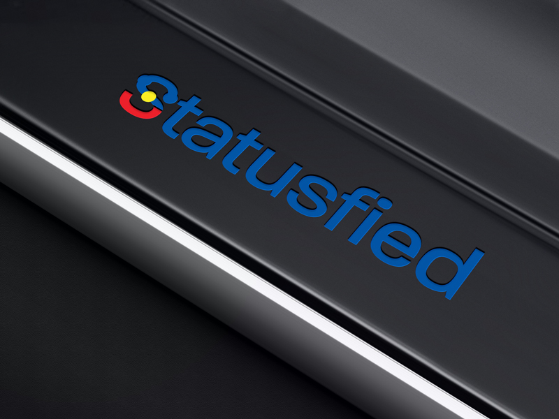 Colorful, Playful Logo Design for Statusfied by makerlogoz | Design ...