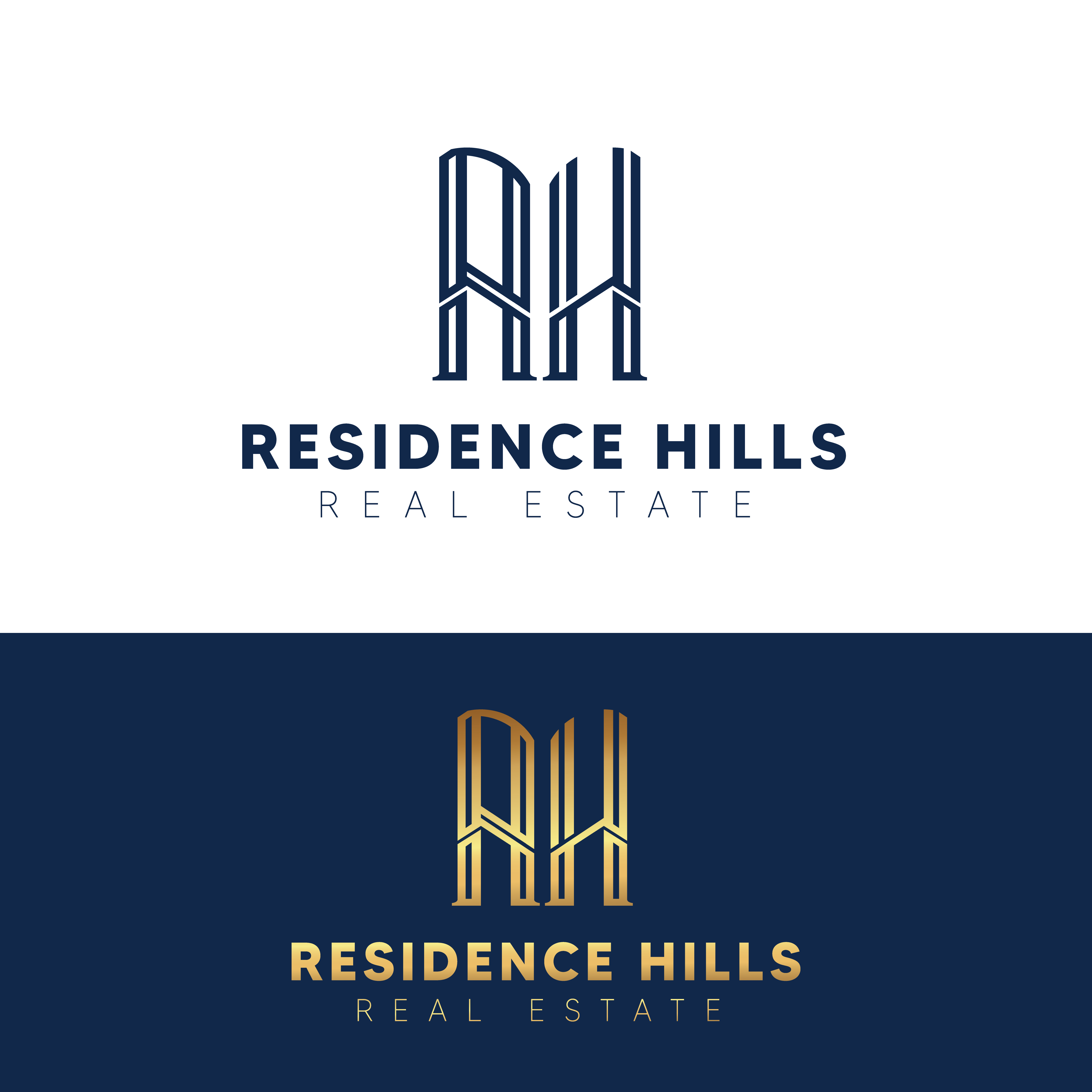 Bold, Playful, Real Estate Logo Design for Residence Hills Real Estate ...