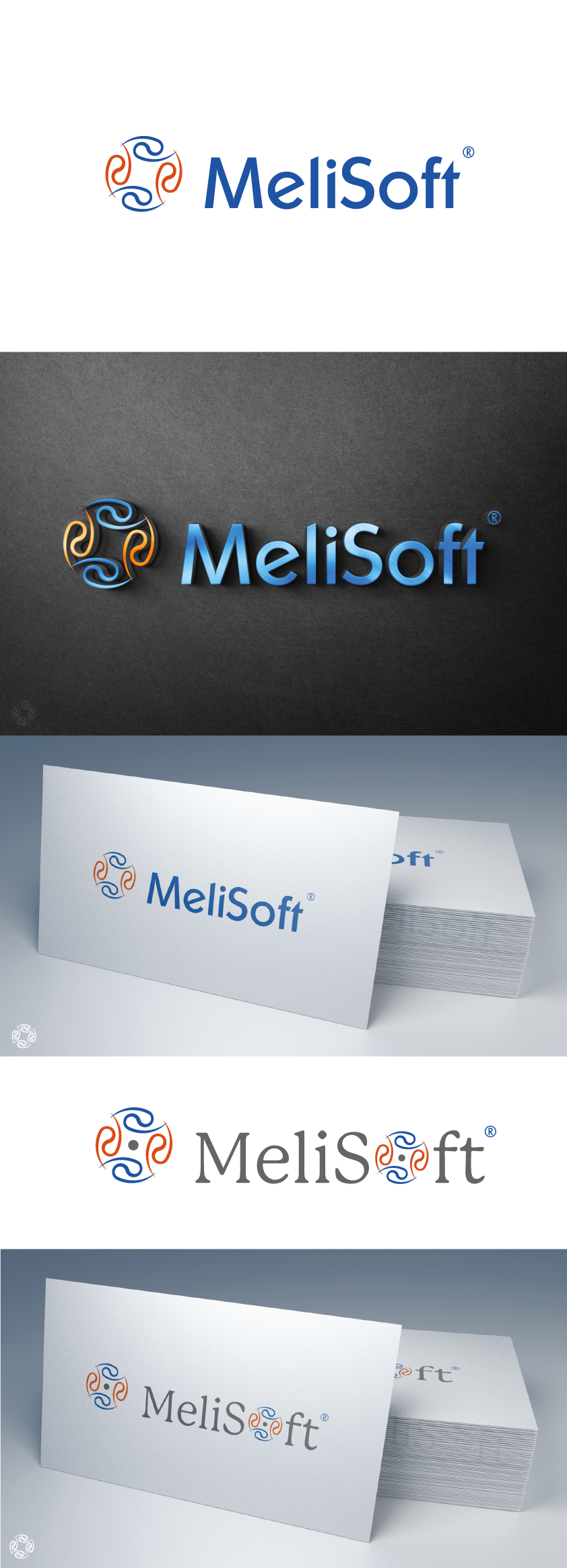 Professional, Modern, Software Development Logo Design for melisoft by ...