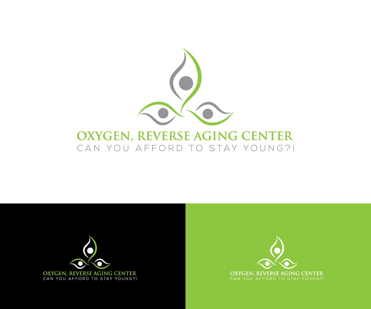 Elegant, Playful, Health And Wellness Logo Design for Oxygen, Reverse ...