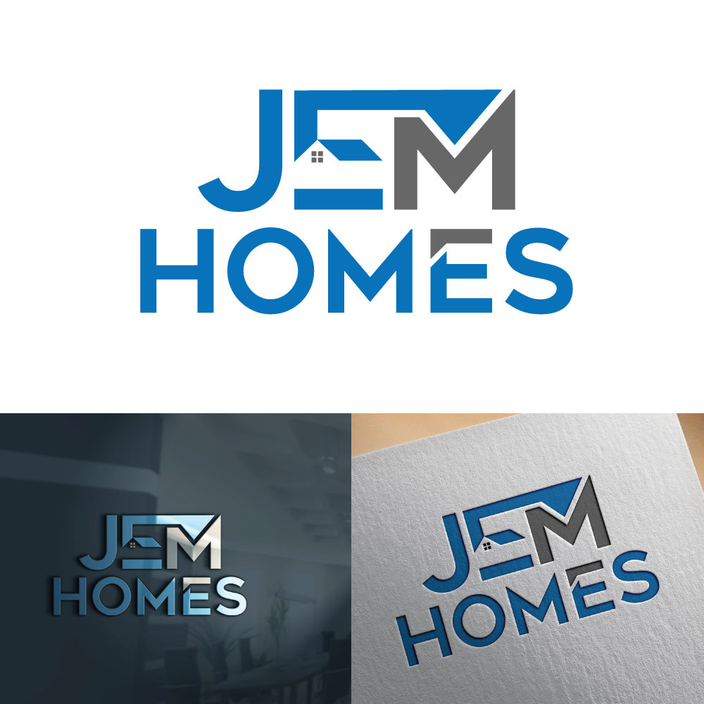 Logo Design for JEM Homes by mmojumdar 2 | Design #26402251
