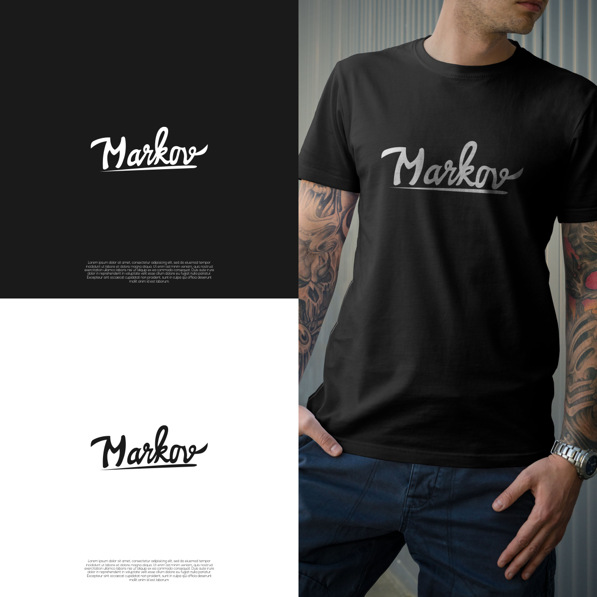 Conservative, Masculine, Clothing Brand Logo Design for Markov by ...