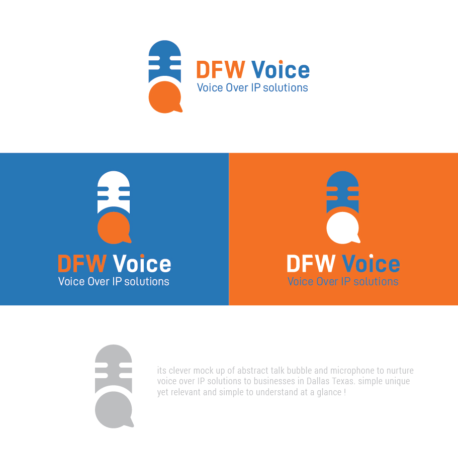 Logo Design for DFW Voice by nandkumar | Design #26409091