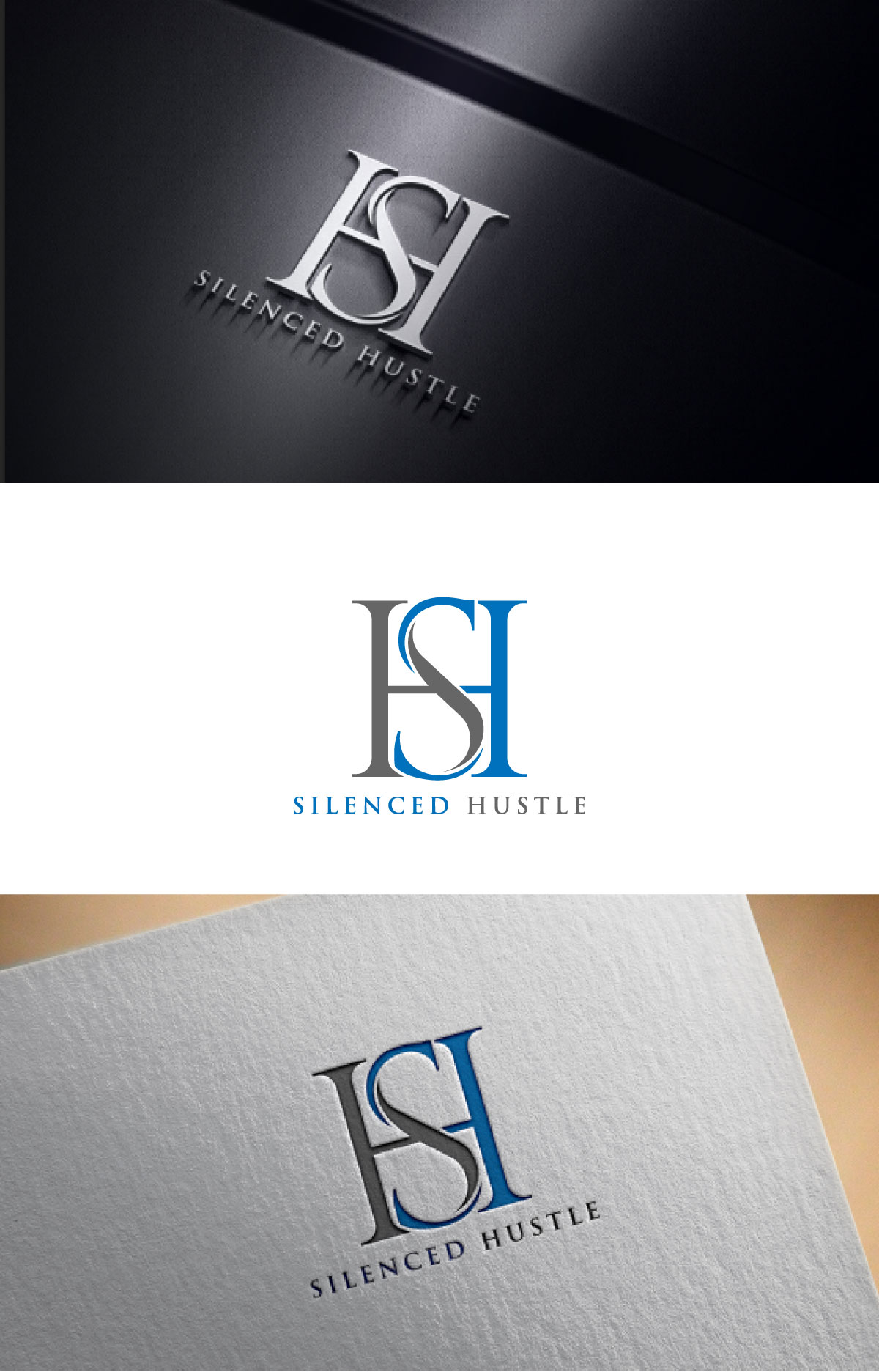 Playful, Modern Logo Design for Silenced Hustle by Hridoy Mizi 2 ...