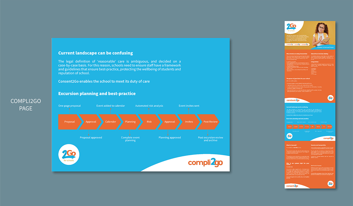 Professional, Elegant, Software Service Brochure Design for a Company ...