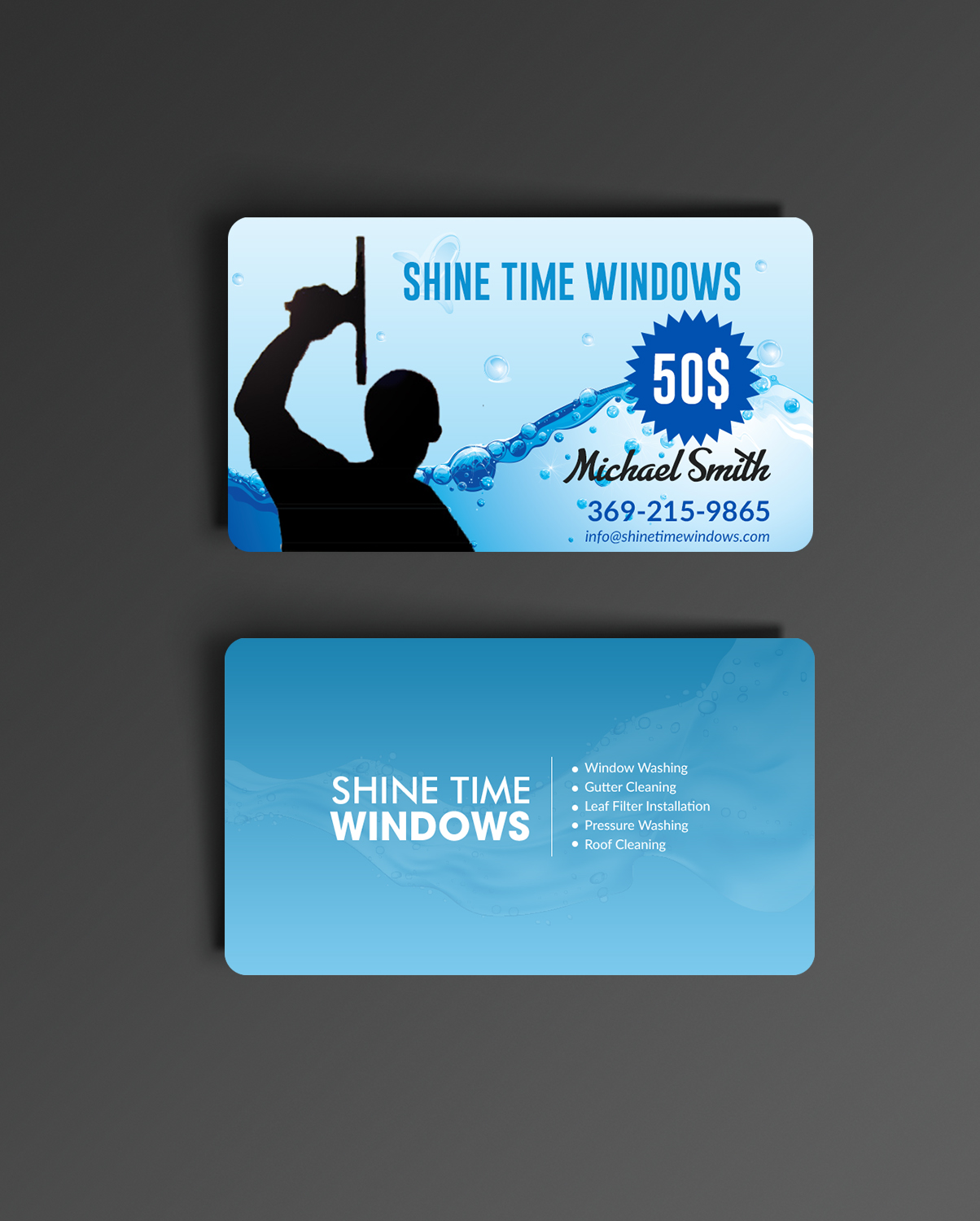 Business Cards For Window Cleaners Best Images Limegroup