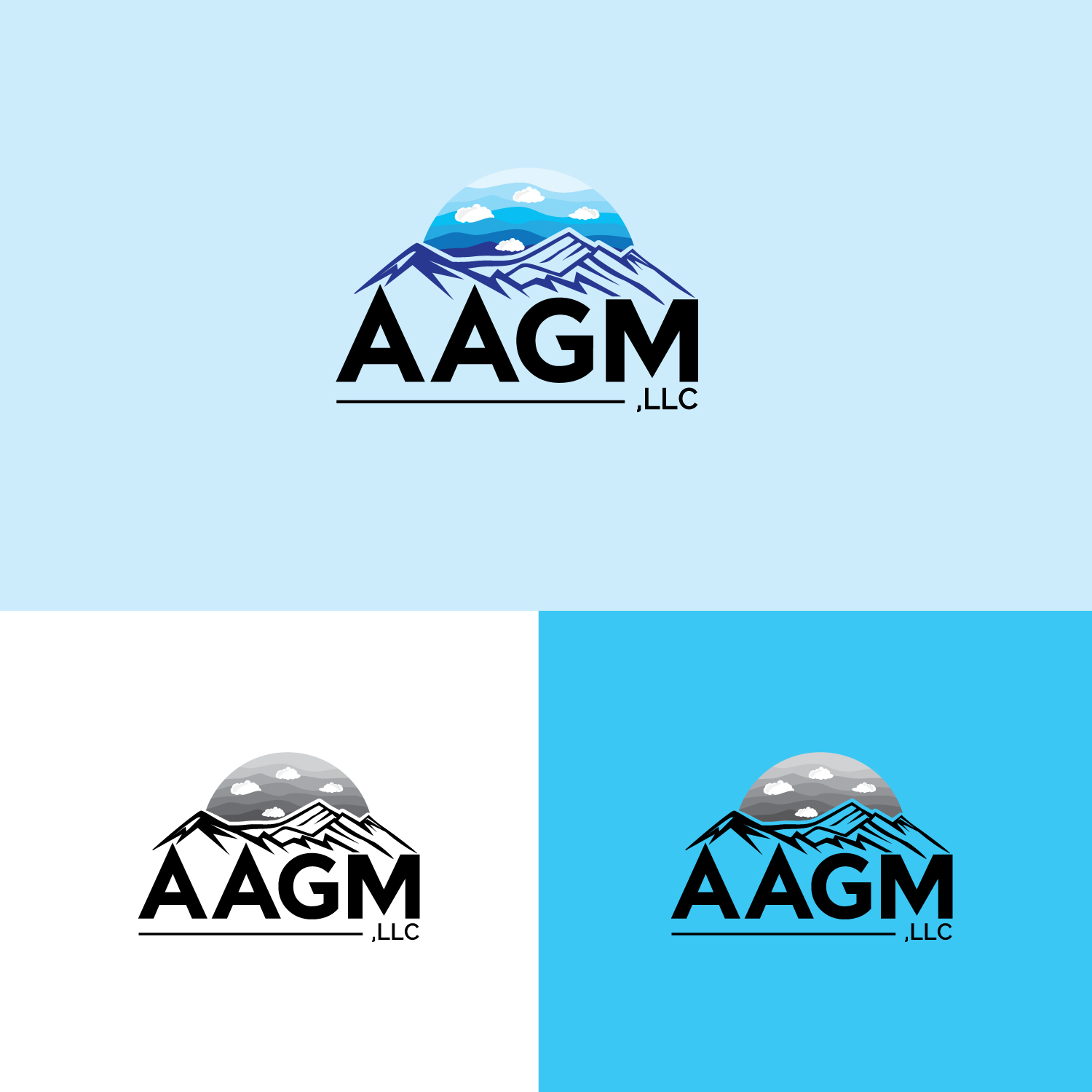 Logo Design for AAGM,LLC The LLC can be smaller and offset by sankar999 ...