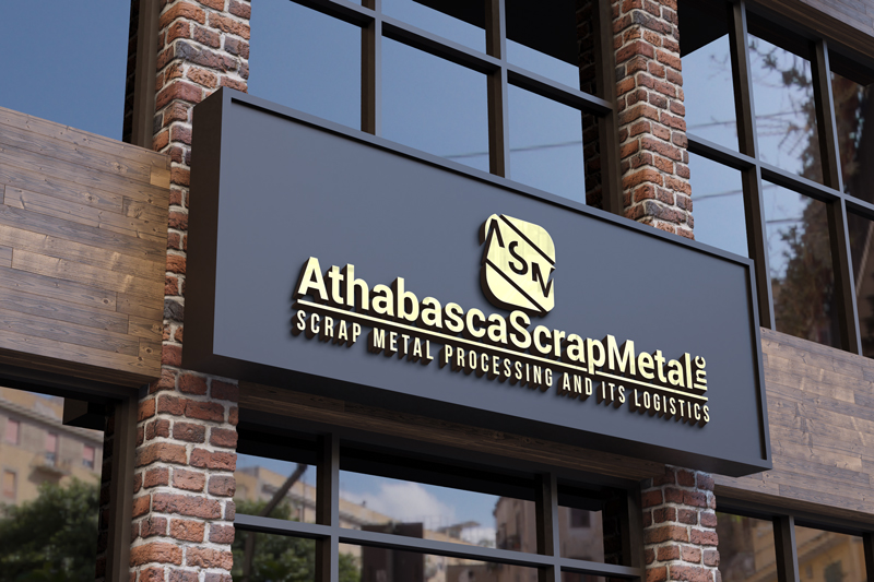 Modern, Professional Logo Design for Company Name: Athabasca Scrap ...