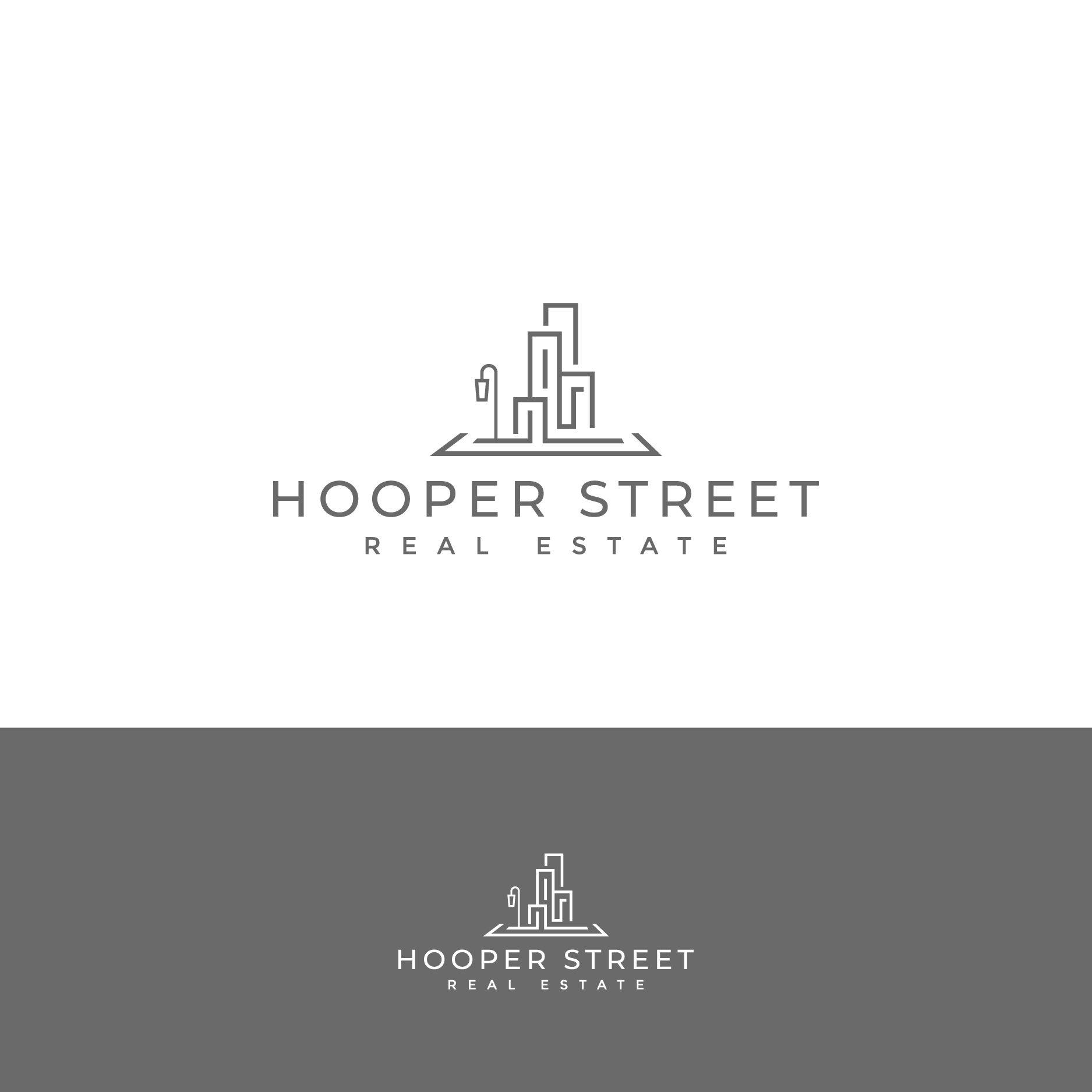 Elegant, Serious, Real Estate Agent Logo Design for Hooper Street Real ...