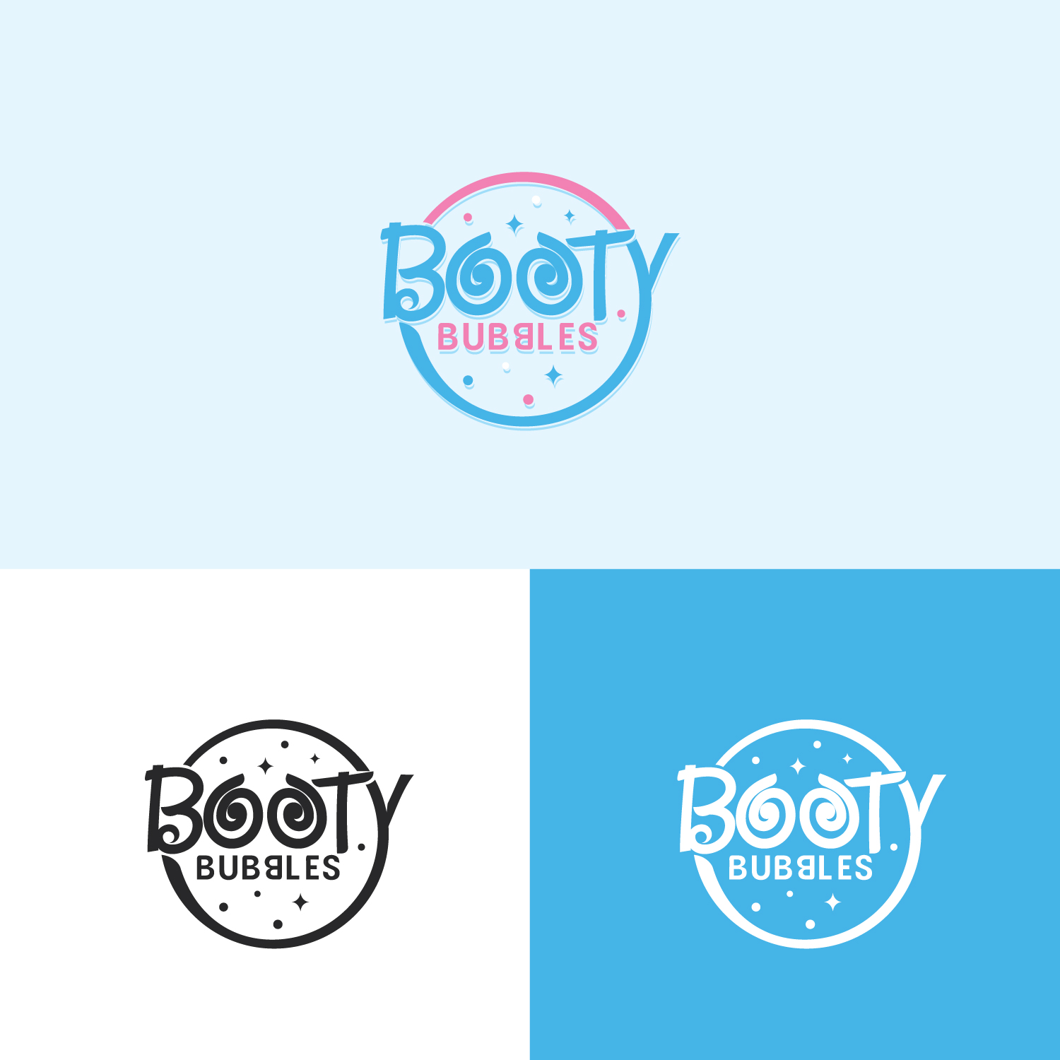 Logo Design for Booty Bubbles by sankar999 | Design #26495311