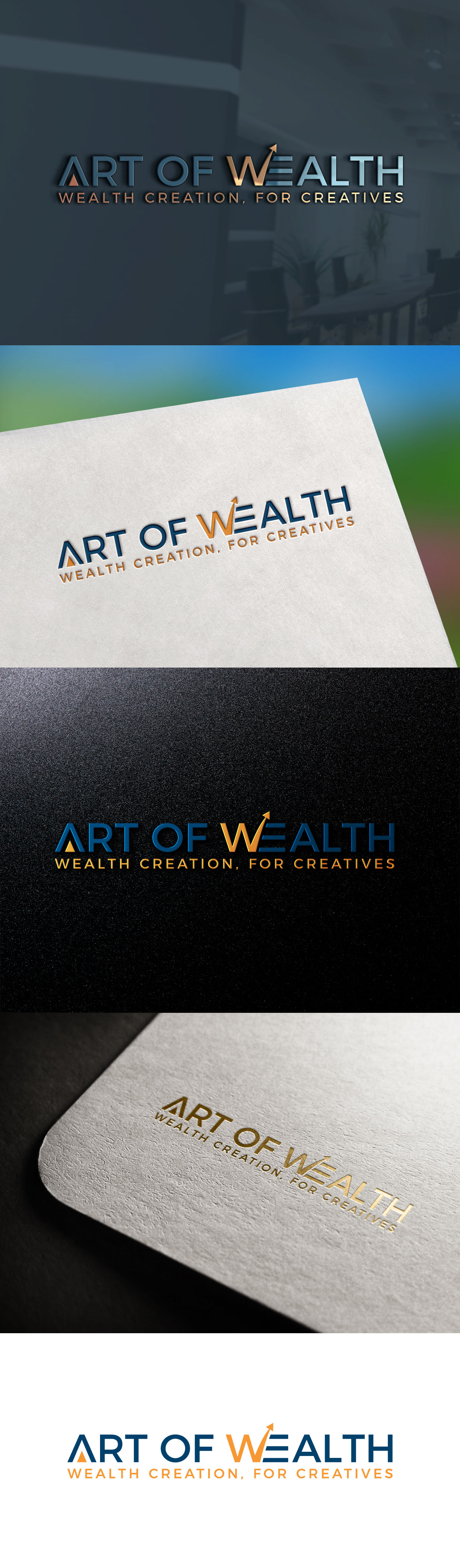 Logo Design for Art of Wealth - Wealth Creation, for Creatives by ...