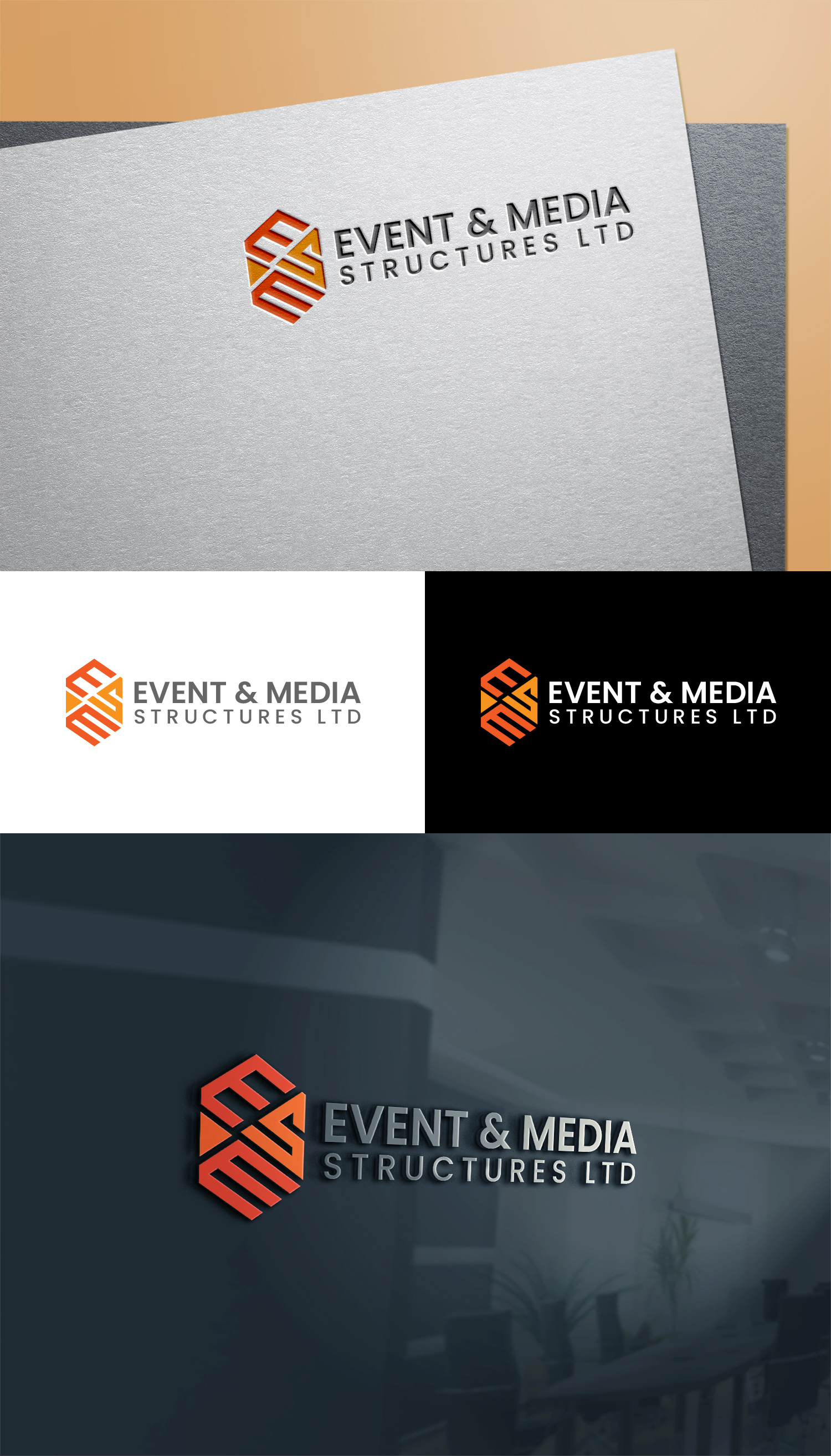 Bold, Colorful, Events Logo Design for Event & Media Structures ltd by ...