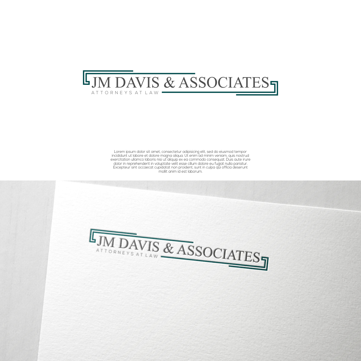 Elegant, Serious, Law Firm Logo Design for JM Davis & Associates ...