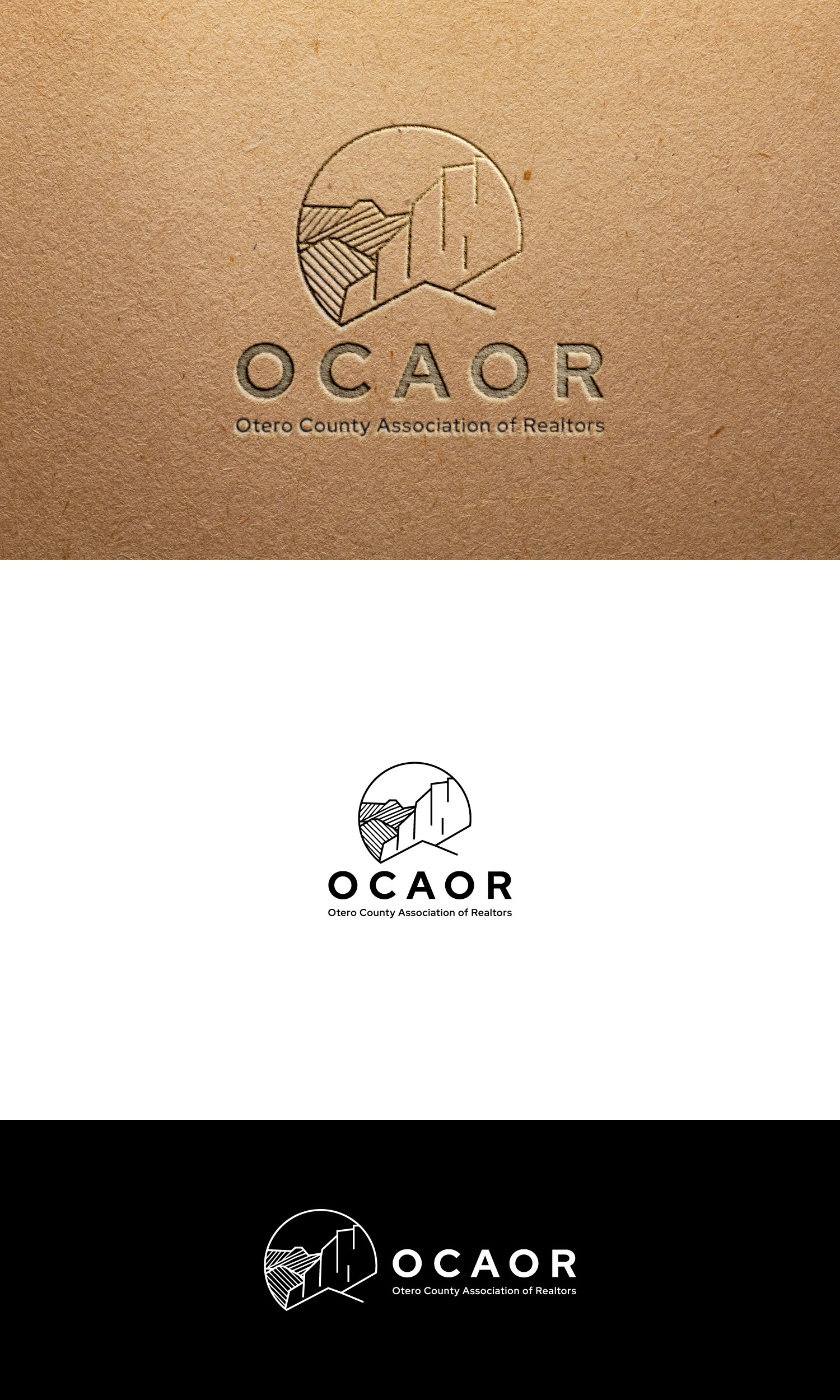 Logo Design for OCAOR with Otero County Association of Realtors beneath ...