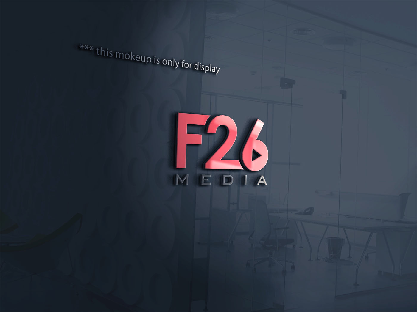 Logo Design for F26 Media by Ochieng | Design #26561581