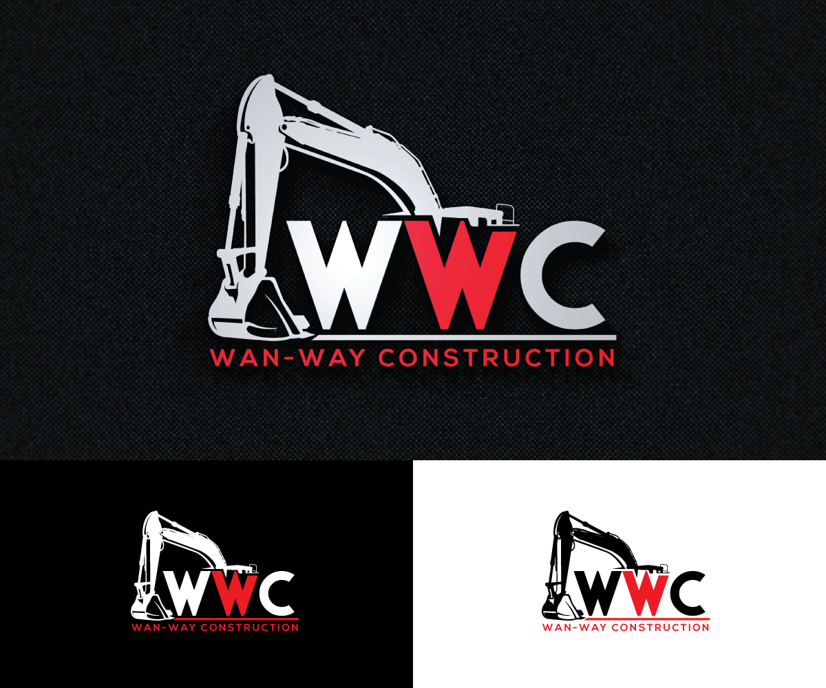 Professional, Masculine Logo Design for WWC or WWContruction or Wan-Way ...