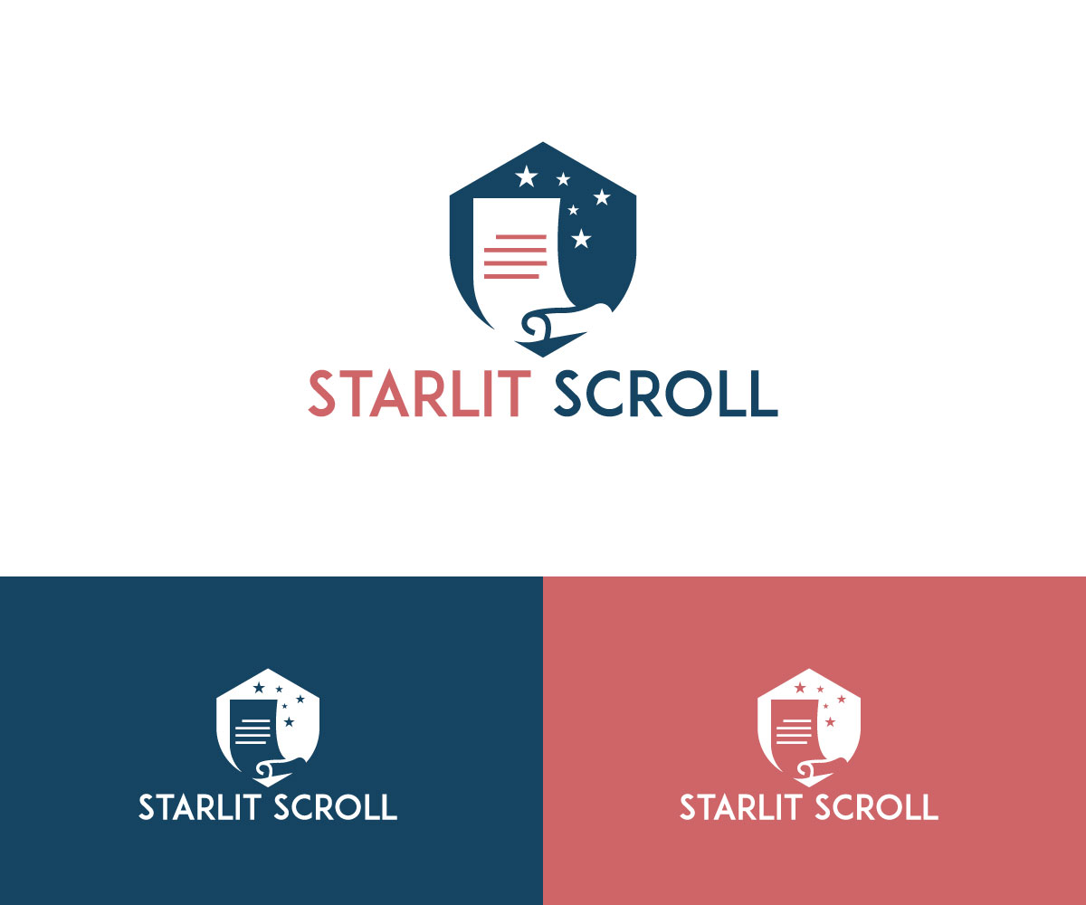 Playful, Modern Logo Design for 'Starlit Scroll' by makerlogoz | Design ...