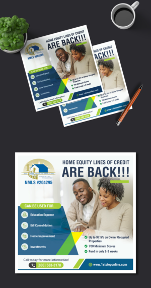 8.5 x 8.5 - HELOC Product Campaign | 29 Flyer Designs for a business in ...