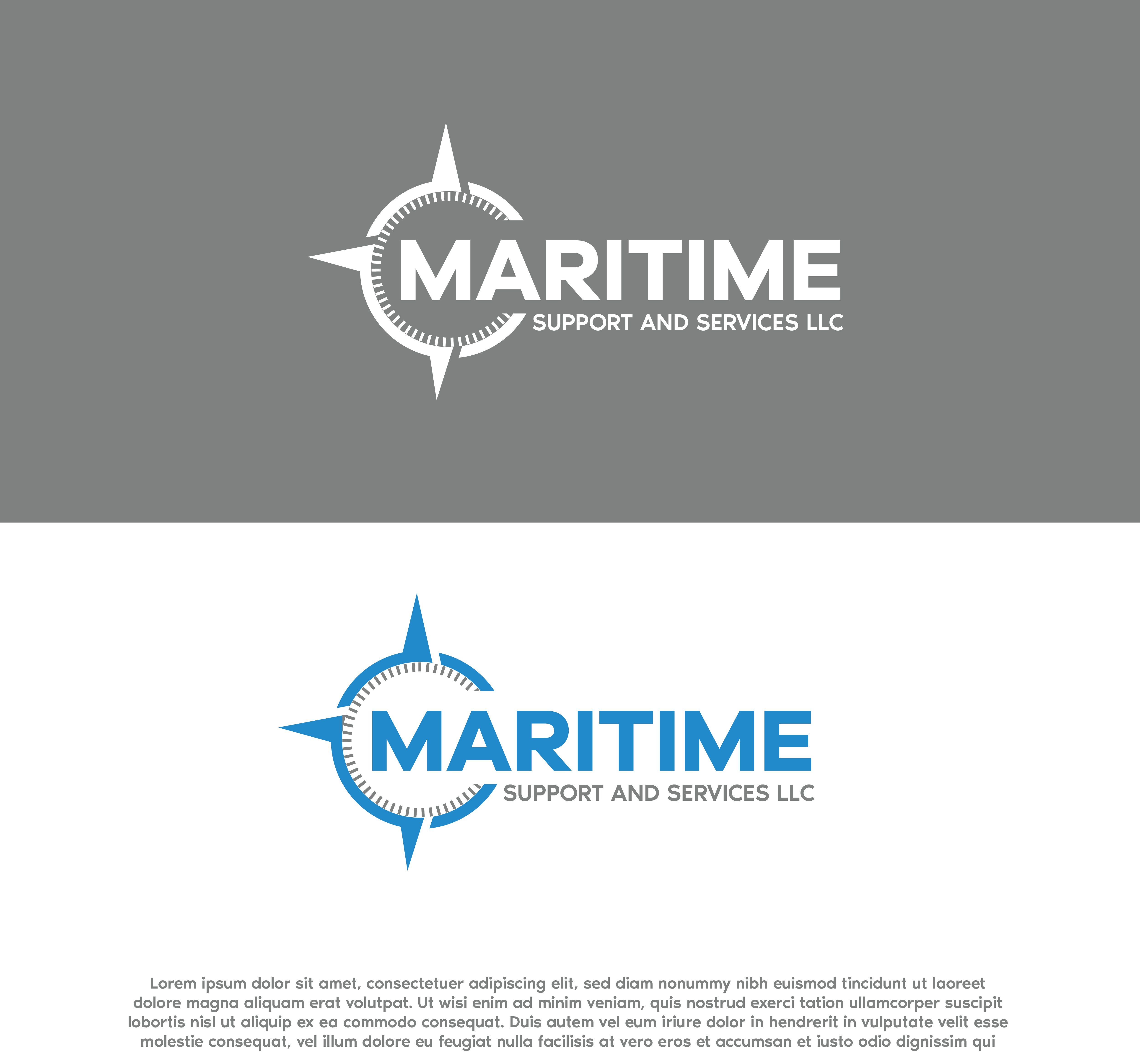 Serious, Professional Logo Design for Maritime Support and Services LLC ...
