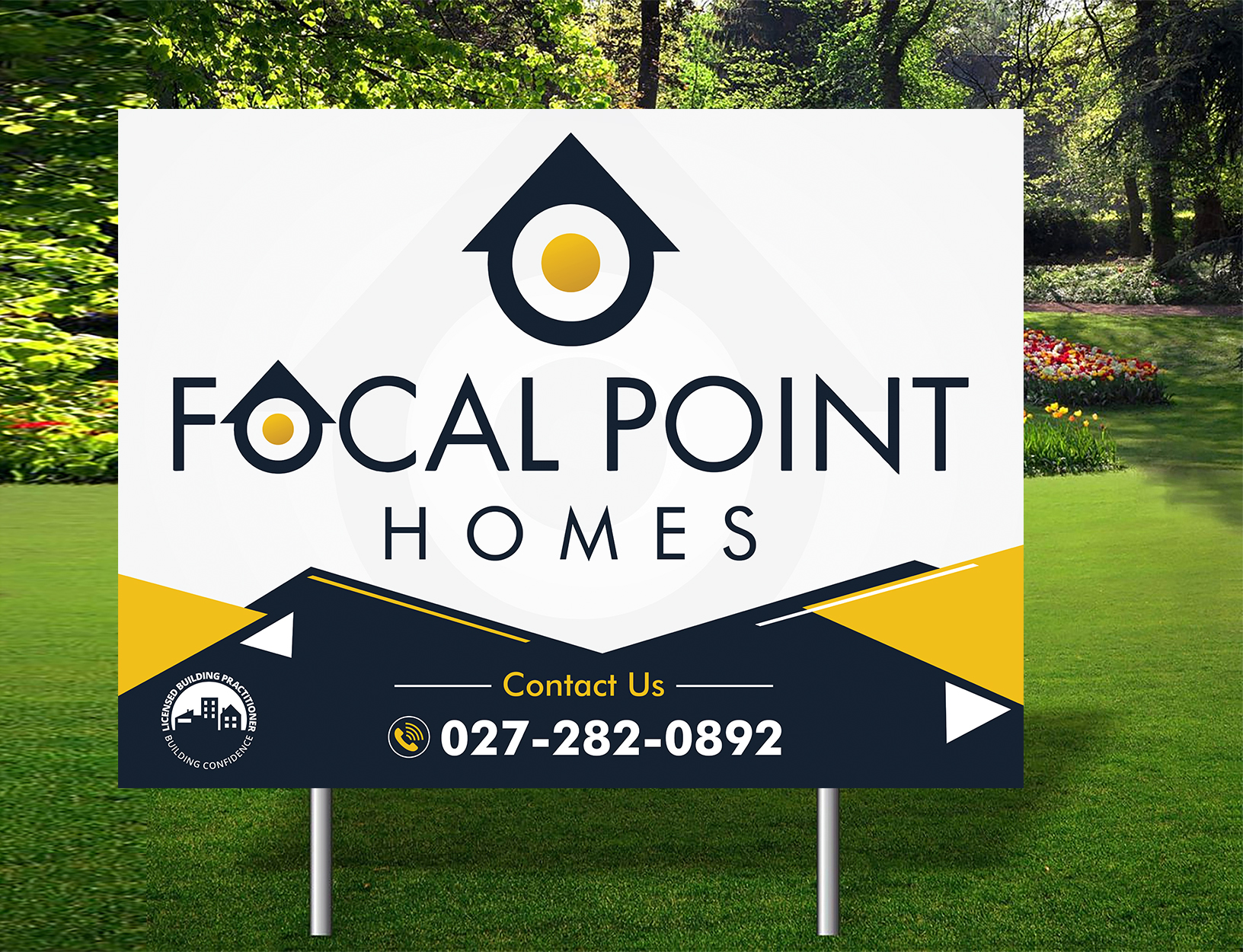 Bold, Serious Signage Design for Focal Point Homes by Aurora:) | Design ...