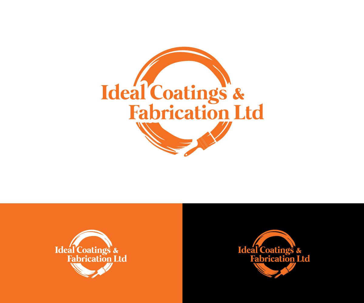 Traditional, Personable Logo Design for Ideal Coatings & Fabrication ...
