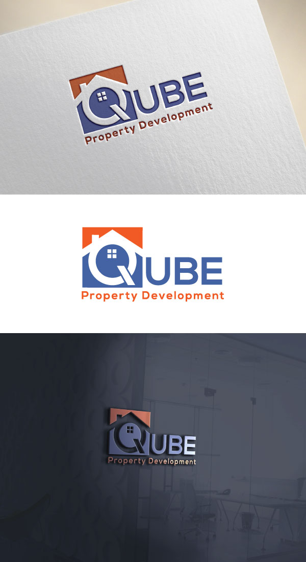 Modern, Professional, Real Estate Development Logo Design for Qube ...