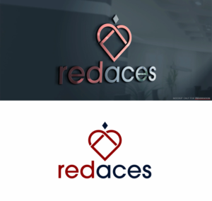 red aces logo for web / business cards | 51 Logo Designs for red aces