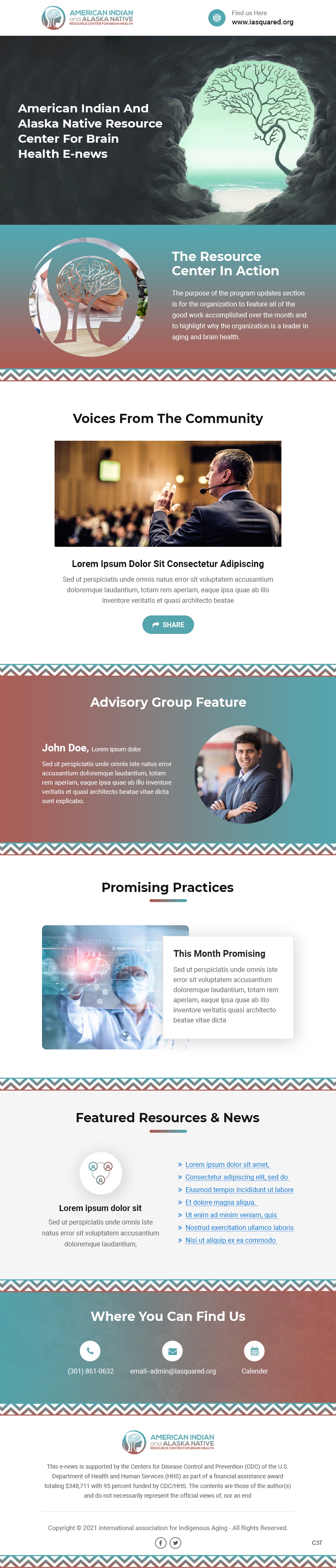 Professional, Elegant Email Marketing Design for International ...