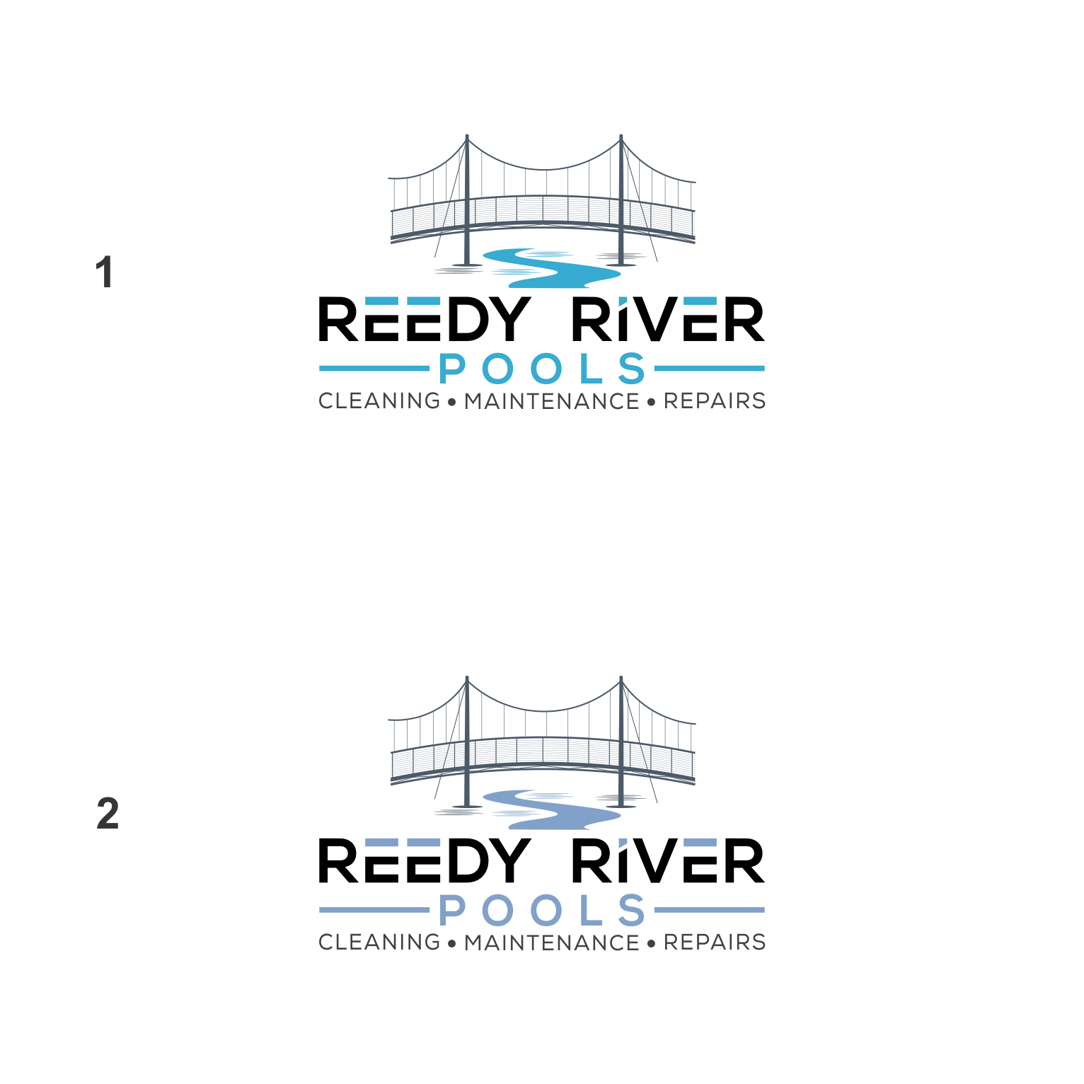 Serious, Professional Logo Design for Reedy River Pools (with a second ...