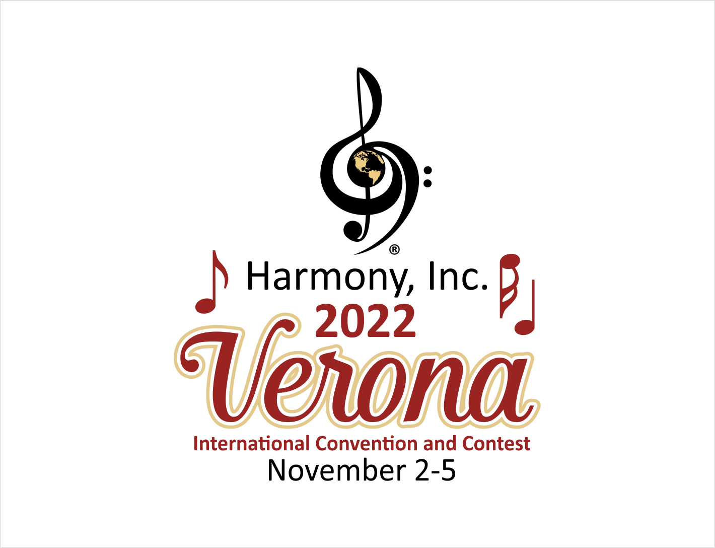 Playful, Colorful Logo Design for include the text Harmony, Inc. , 2022, International ...