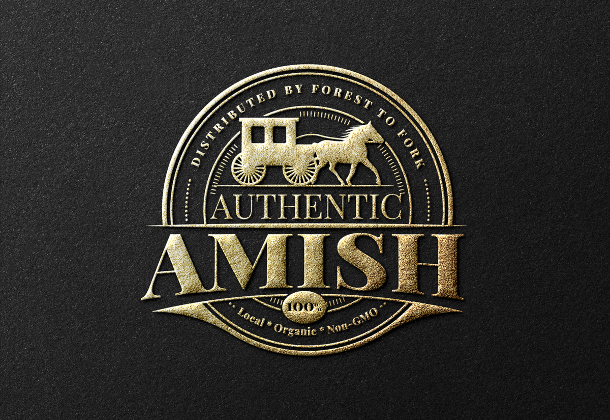 Logo Design for Needs to say 100% Authentic Amish - Local * Organic ...