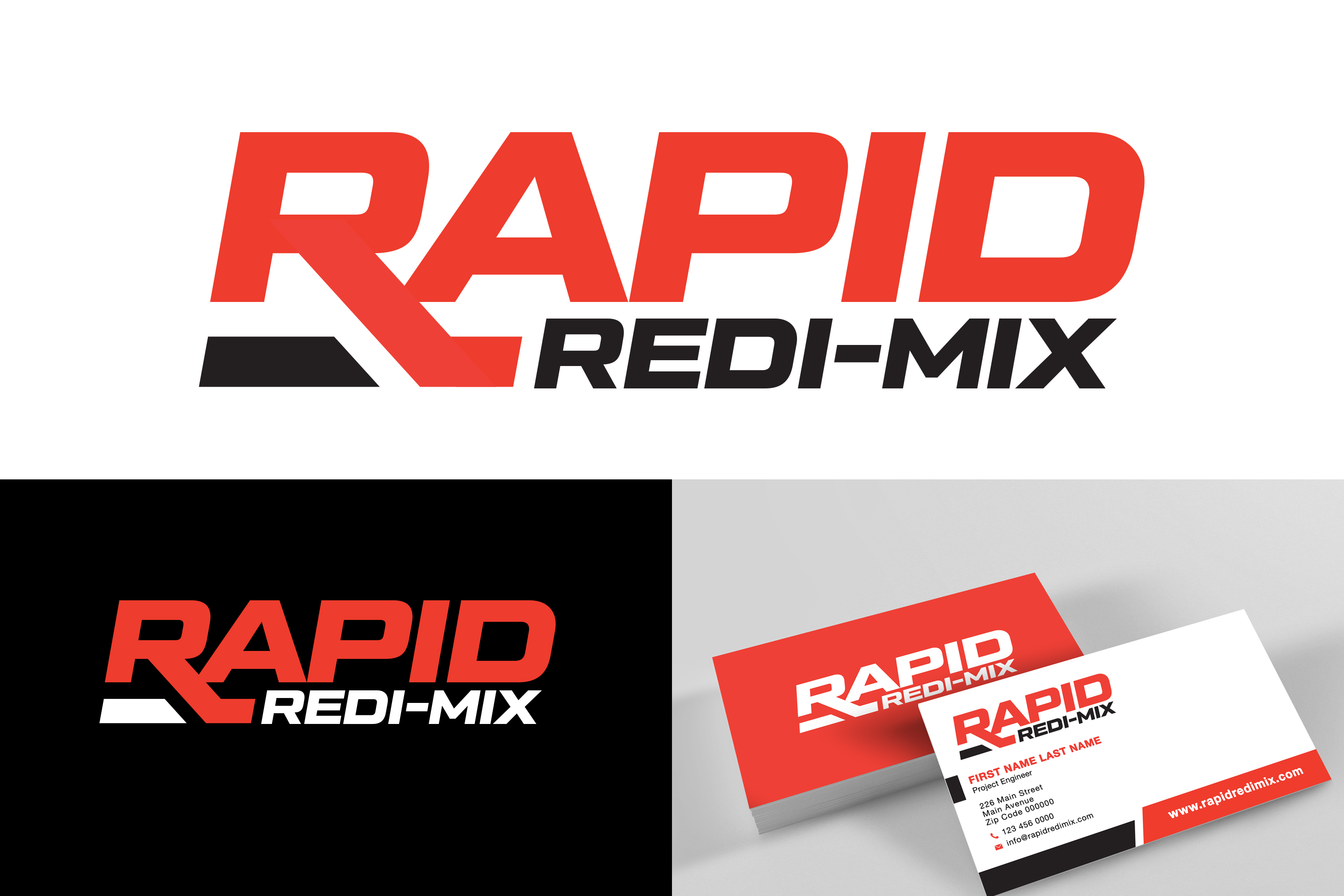 Logo Design for RAPID REDI-MIX LLC by sherman | Design #26773531