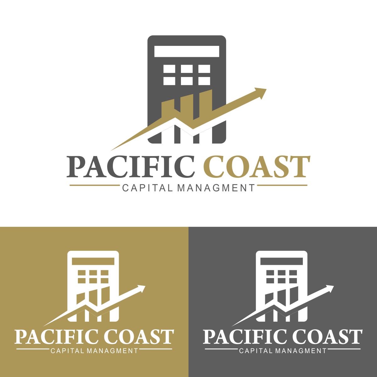 Logo Design for Pacific Coast Capital Management or PCCM by fly design ...