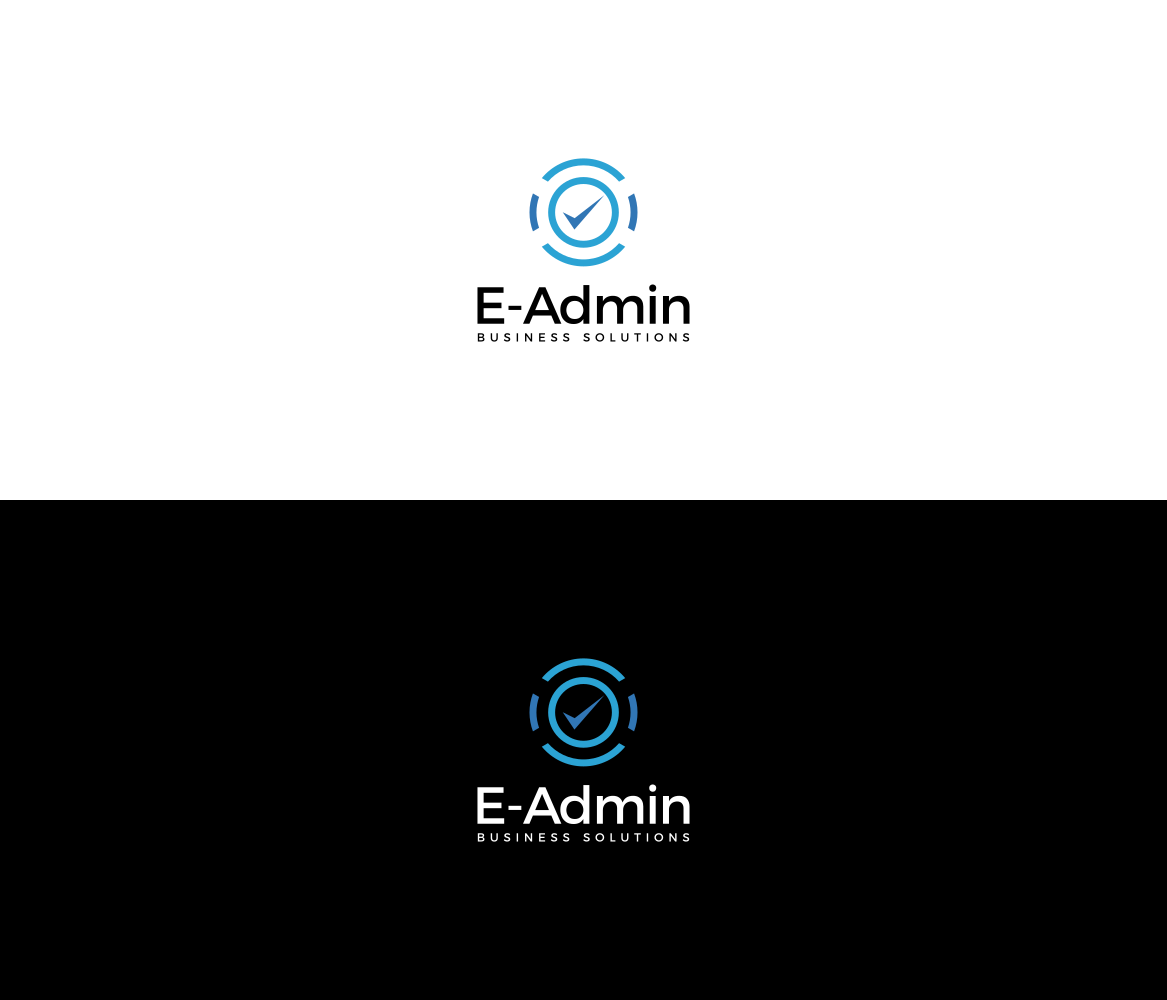 Modern, Colorful Logo Design for E-Admin Business Solutions by Riaper ...