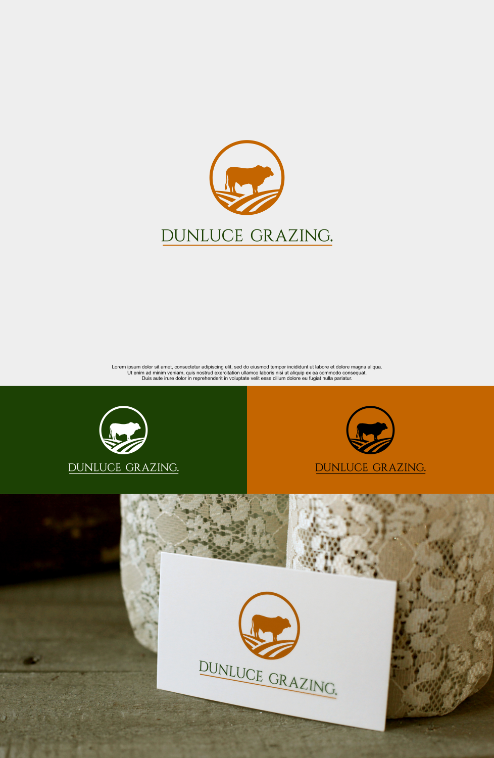 Upmarket, Serious, Agriculture Logo Design for Dunluce Grazing by siti ...