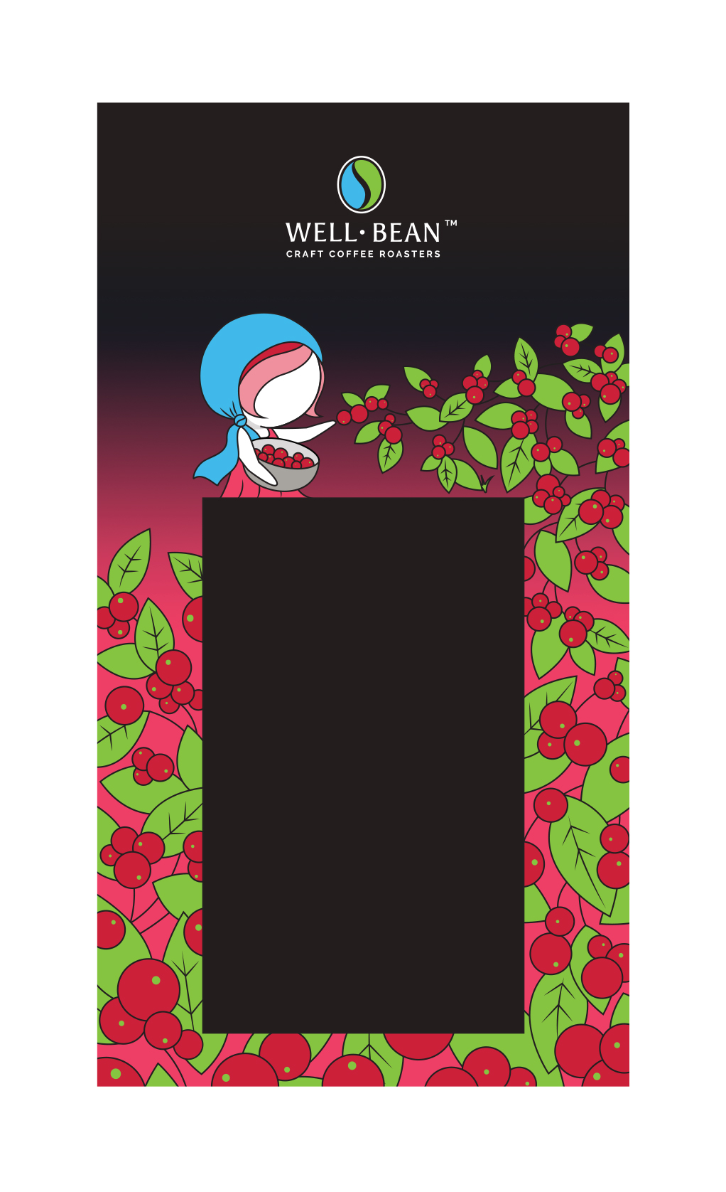 Atrevido, Atractivo Diseño Con Ilustración for Well-Bean Coffee Roaster ...