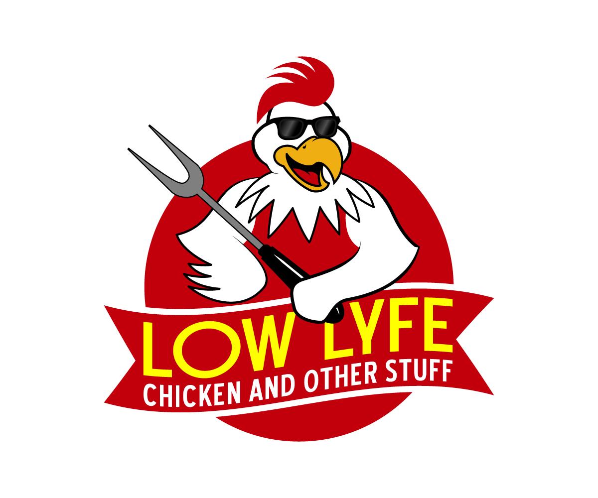 Playful, Personable Logo Design for Low Lyfe. Chicken and Other Stuff ...