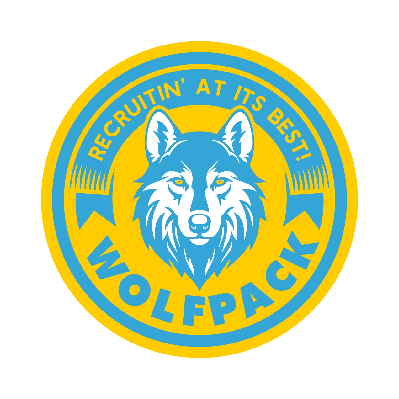 Bold, Masculine, Recruitment Logo Design for WolfPack. Recruitin’ at ...