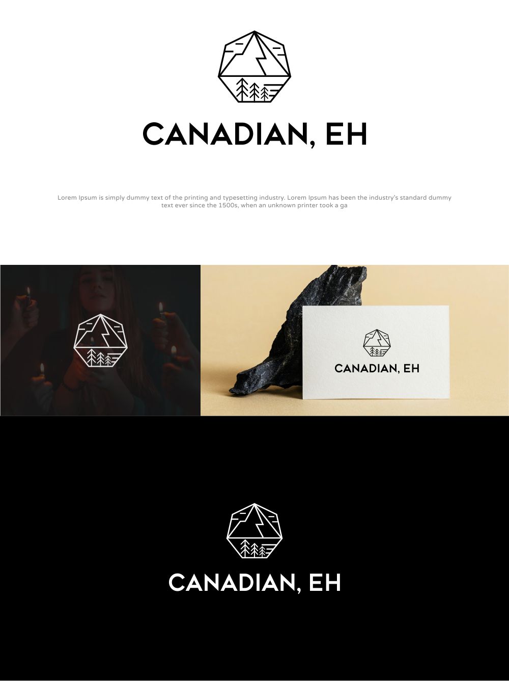 Bold, Personable, Clothing Brand Logo Design for Canadian, EH is the ...