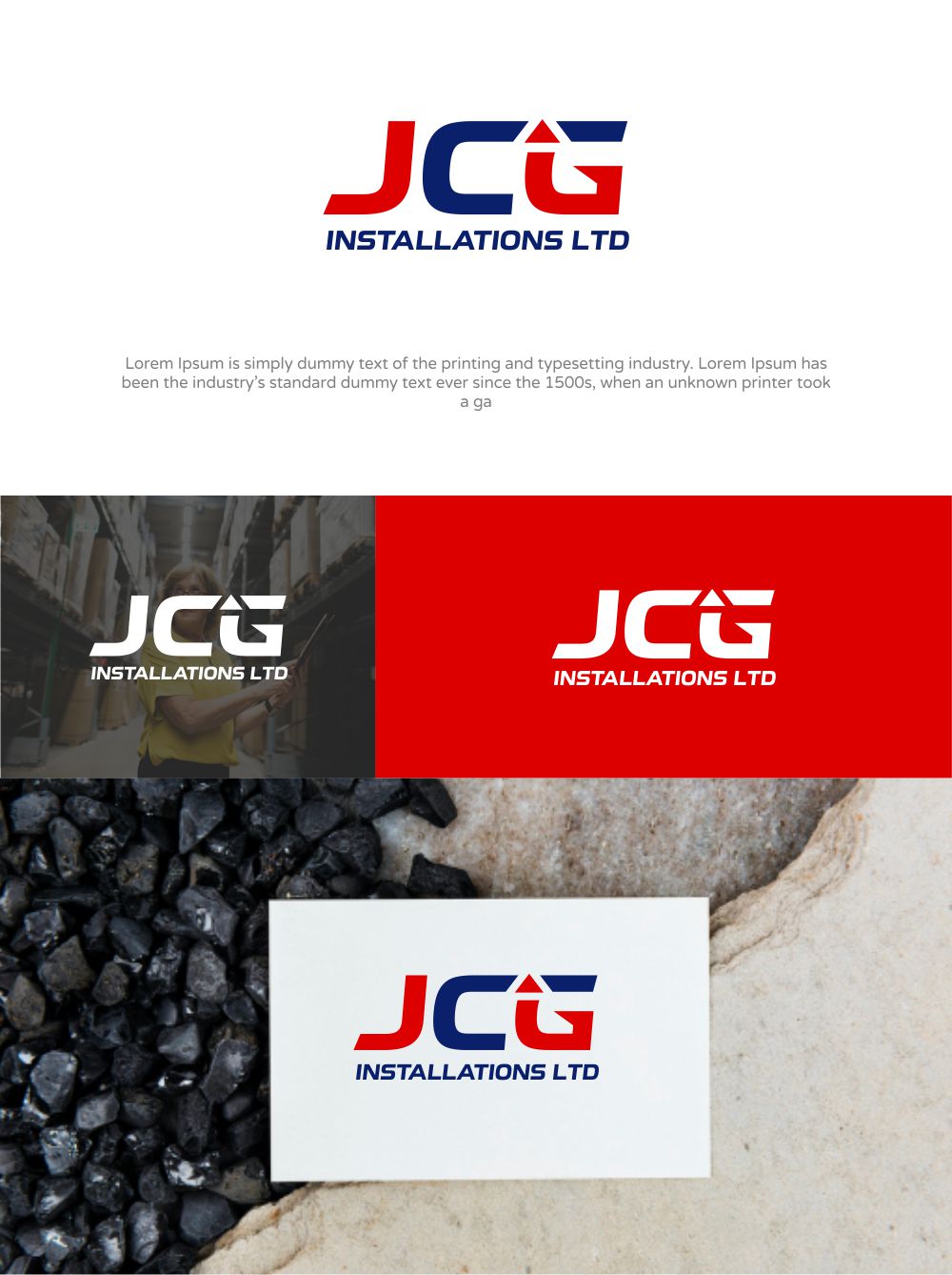 Logo Design for JCG Installations Ltd by Apple Dsigner | Design #26868848