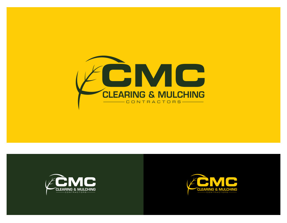 Logo Design for CMC Clearing & Mulching Contractors by groomfox ...