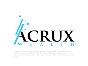 Acrux Wealth professional logo | 210 Logo Designs for Acrux or Acrux Wealth